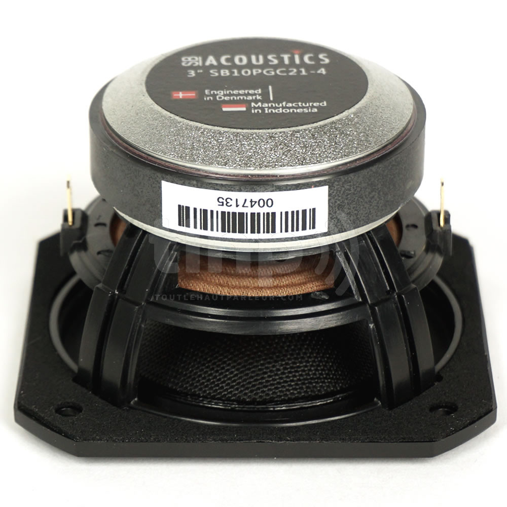 Fullrange speaker SB Acoustics SB10PGC21-4, impedance 4 ohm, 3 inch