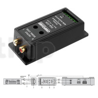 High level transformer Monacor FGA-22S, wrapped version