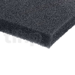 Acoustic foam for speaker front panel, economy range, size 90 × 190 cm ...